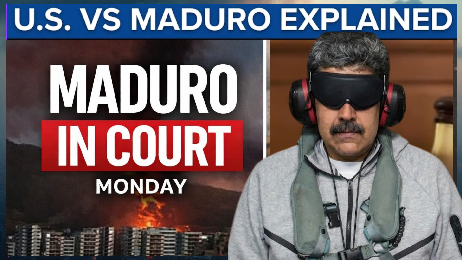 Maduro expected in court Monday: U.S. vs Maduro Explained - Yousaf Jan ...